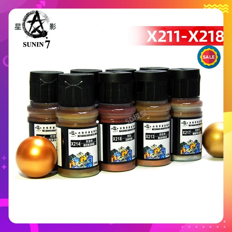 Sơn nước màu kim loại metal X211-X218 35ml Sunin 7 - Sơn Mô Hình ...