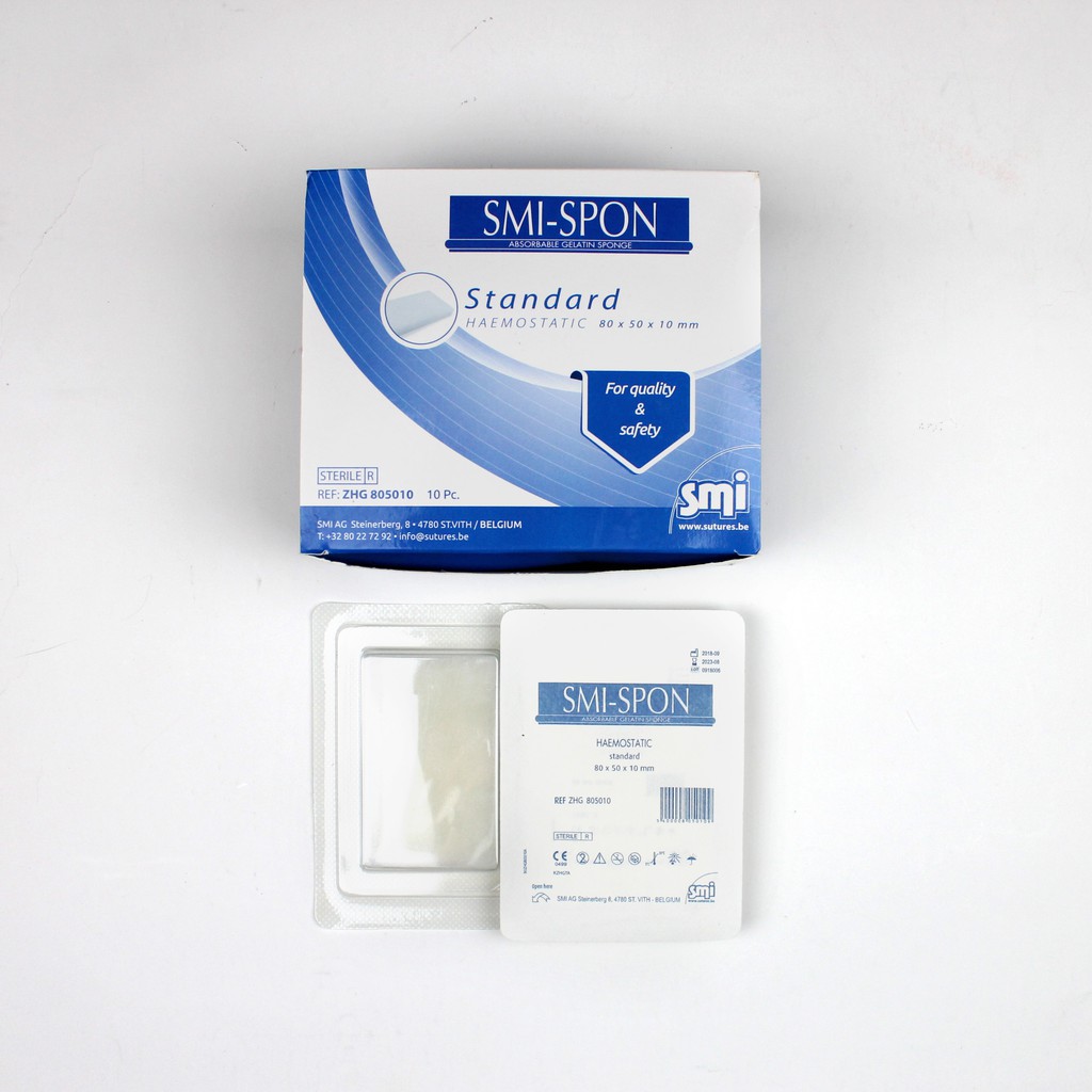 Xốp cầm máu tự tiêu Smi Spon - SMI | Shopee Việt Nam