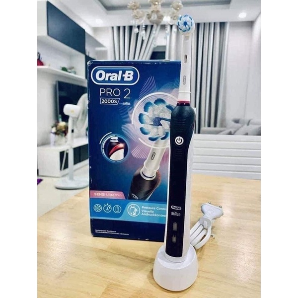 Bàn chải điện Oral B pro 2 2000 nội địa Pháp | Shopee Việt Nam