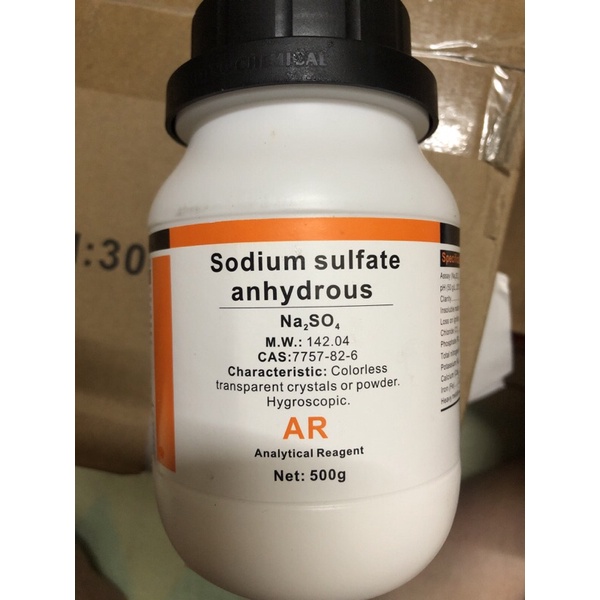 Hóa chất Na2SO4 Natri sunfat Sodium sulfat lọ 500g Natri sunphat xilong ...