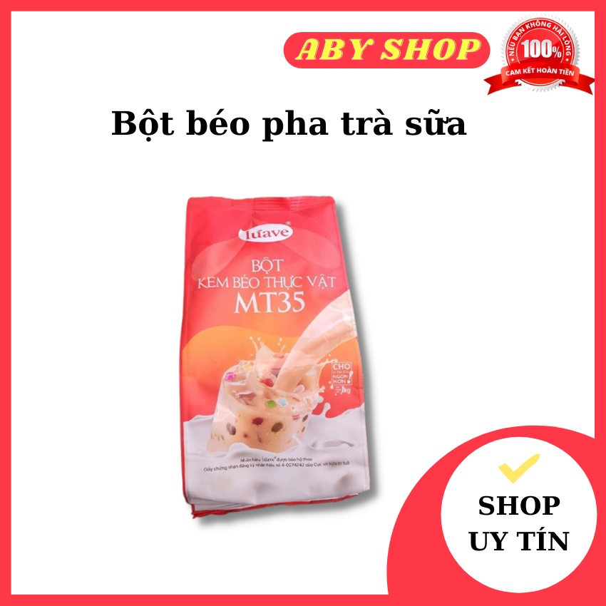 Bột béo MT35 1kg, bột Indo Luave MT35 pha trà sữa, tăng mùi hương hấp ...