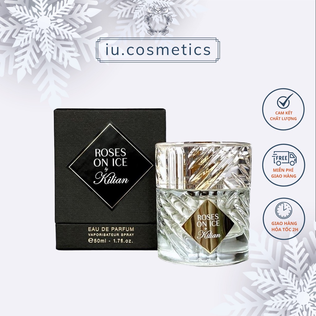 Nước hoa unisex Kilian Rose On Ice EDP 50ml - Dầu thơm hương hoa hồng quyến rũ sang trọng - iu ...