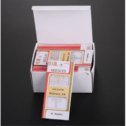 Bộ 16 cây kim may tay đuôi vàng đủ size | Shopee Việt Nam