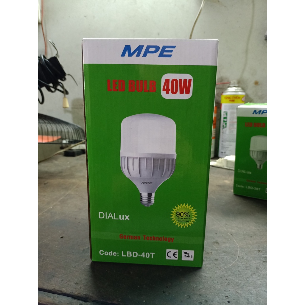 Đèn led tròn 40W MPE - Bảo hành 1 đổi 1-LBD-40T | Shopee Việt Nam