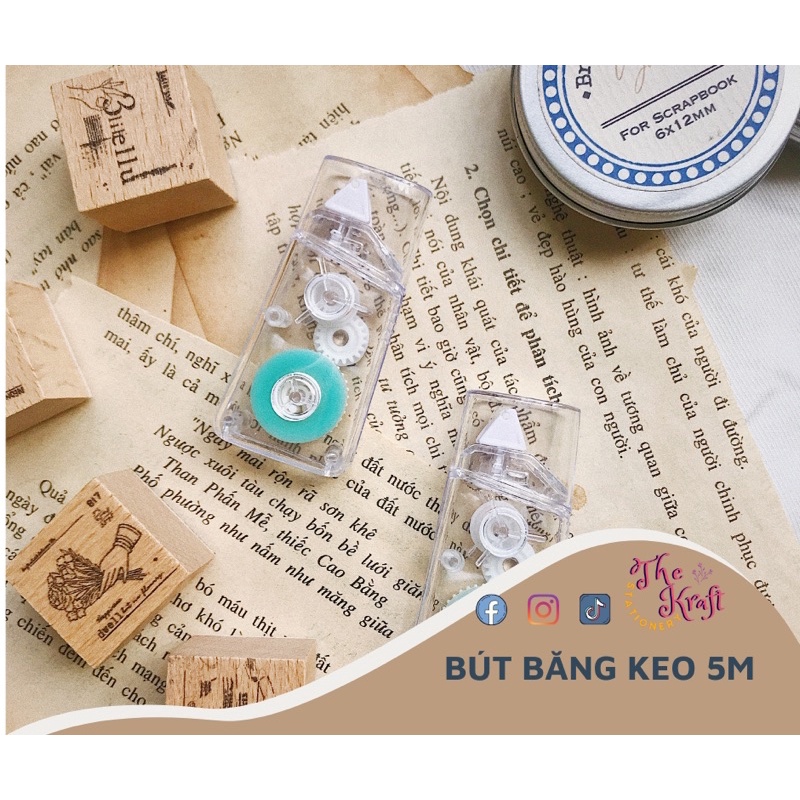 Bút băng keo - 5 mét // Thekraft.vn | Shopee Việt Nam