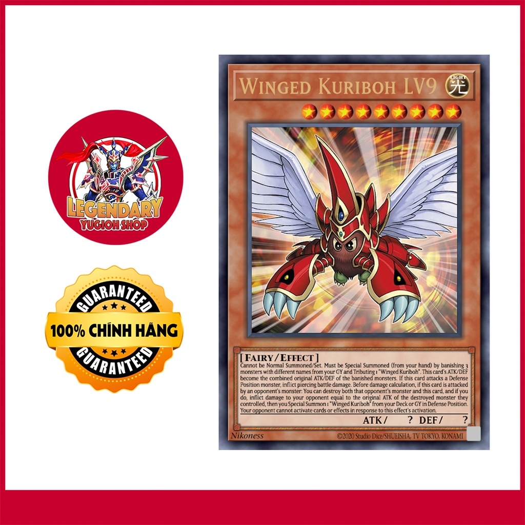 [Thẻ Bài Yugioh Chính Hãng] Winged Kuriboh LV9 | Shopee Việt Nam
