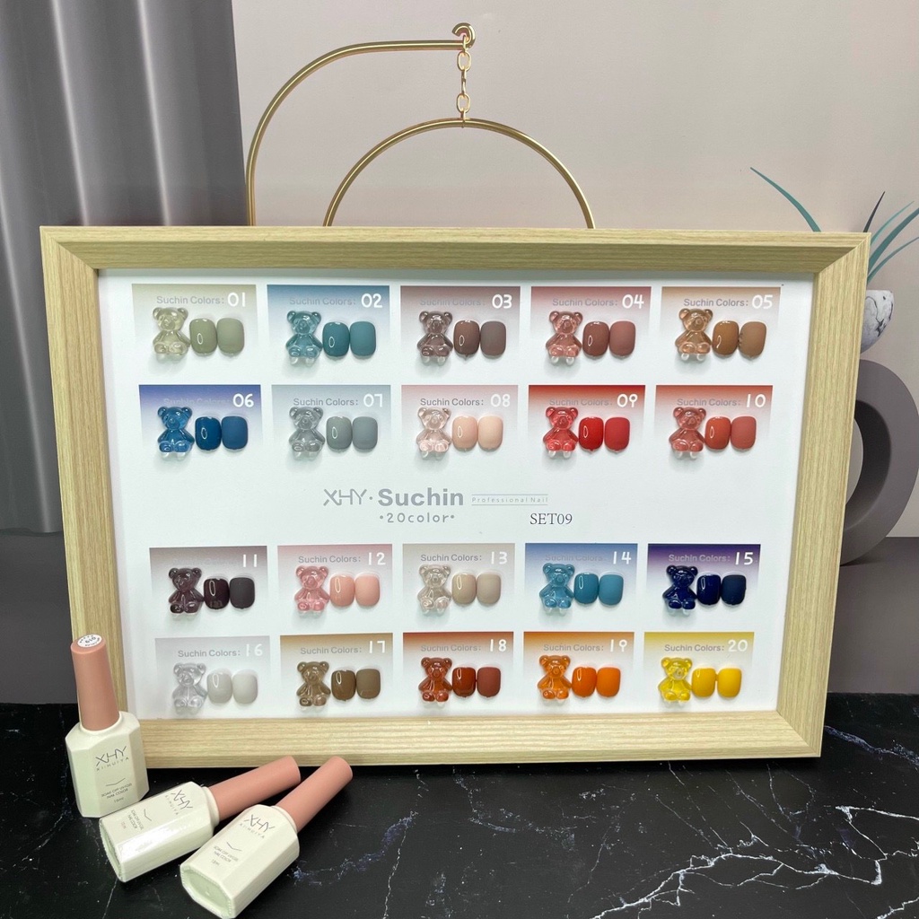 Set sơn gel Suchin 20 màu, # 09 ( Không Tặng BẢNG MÀU ) | Shopee Việt Nam