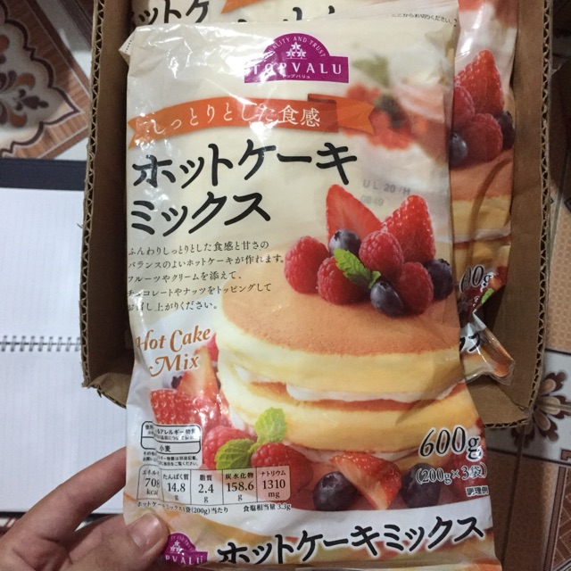 Bột hotcake Topvalu gói 600g (hsd 2/2020) | Shopee Việt Nam