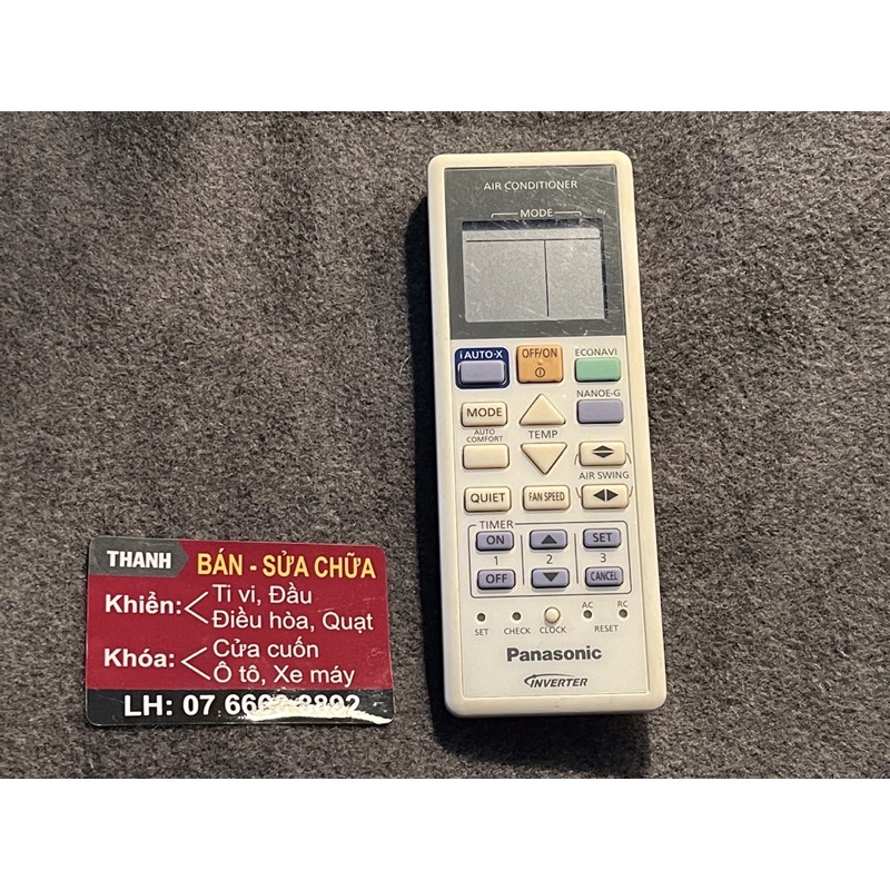 điều khiển điều hoà panasonic có tính năng iauto-x (hàng chính hãng zin ...