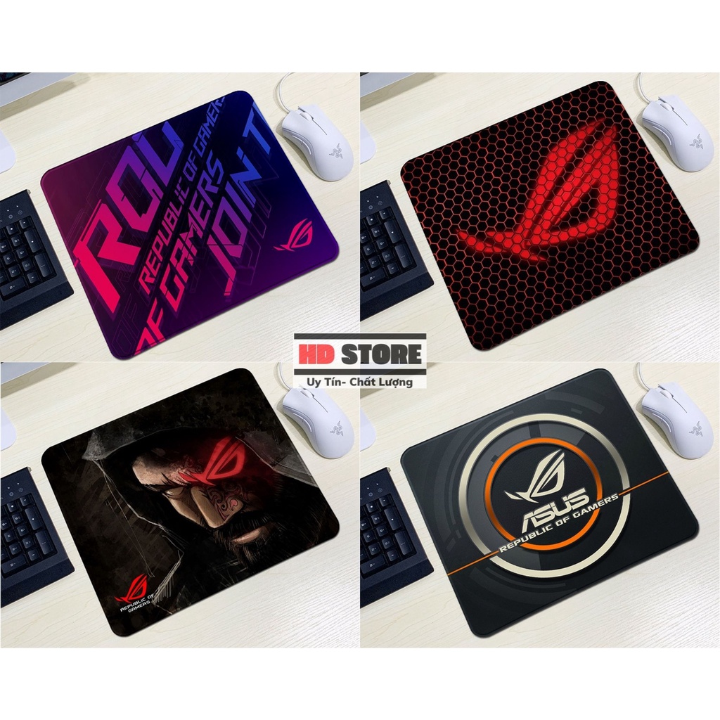 Lót chuột, pad chuột 21x26 AUS-ROG One Piece in 3d đẹp bo viền chắc ...