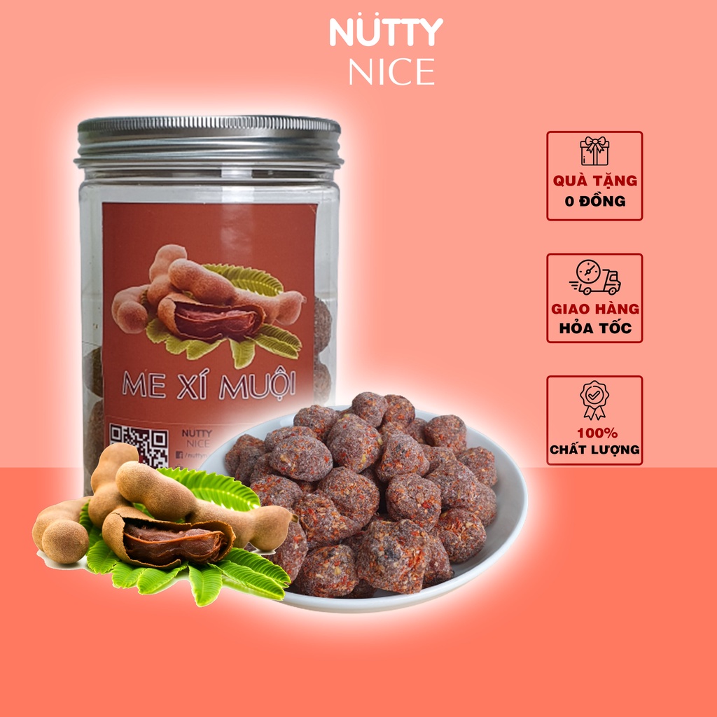 Me Xí Muội 100g-350g-500g NUTTY NICE, đồ ăn vặt Sài Gòn, siêu ngon và rẻ | Shopee Việt Nam
