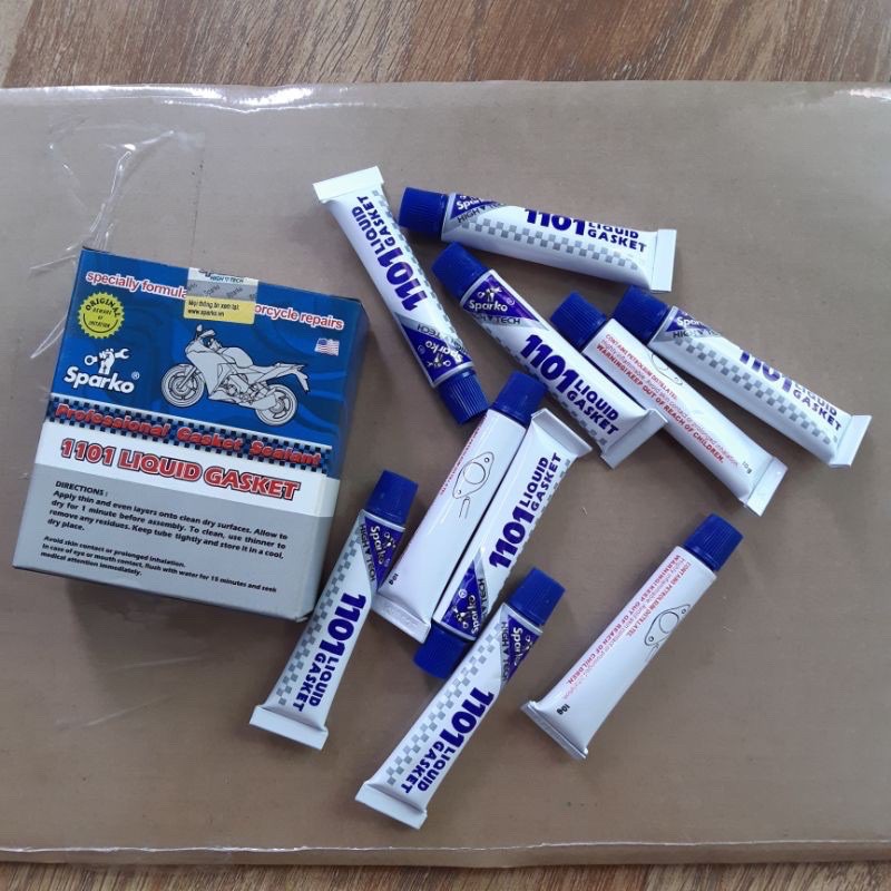 Keo dán mica choá đèn tạo ron chống nước cho mica satria/ sonic/ vario ...