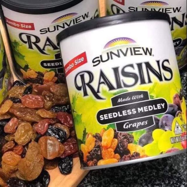NHO KHÔ SUNVIEW RAISIN 425G | Shopee Việt Nam
