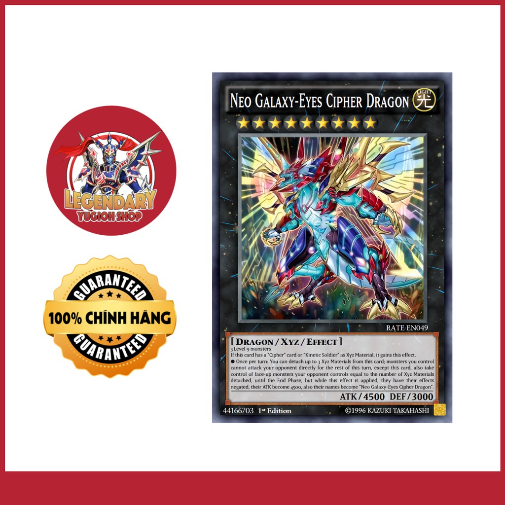 [Thẻ Bài Yugioh Chính Hãng] Neo Galaxy-Eyes Cipher Dragon | Shopee Việt Nam
