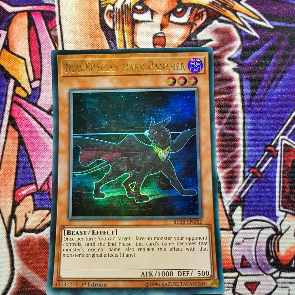 Thẻ bài Yugioh chính hãng | Neo-Spacian Dark Panther | BLRR Ultra rare ...