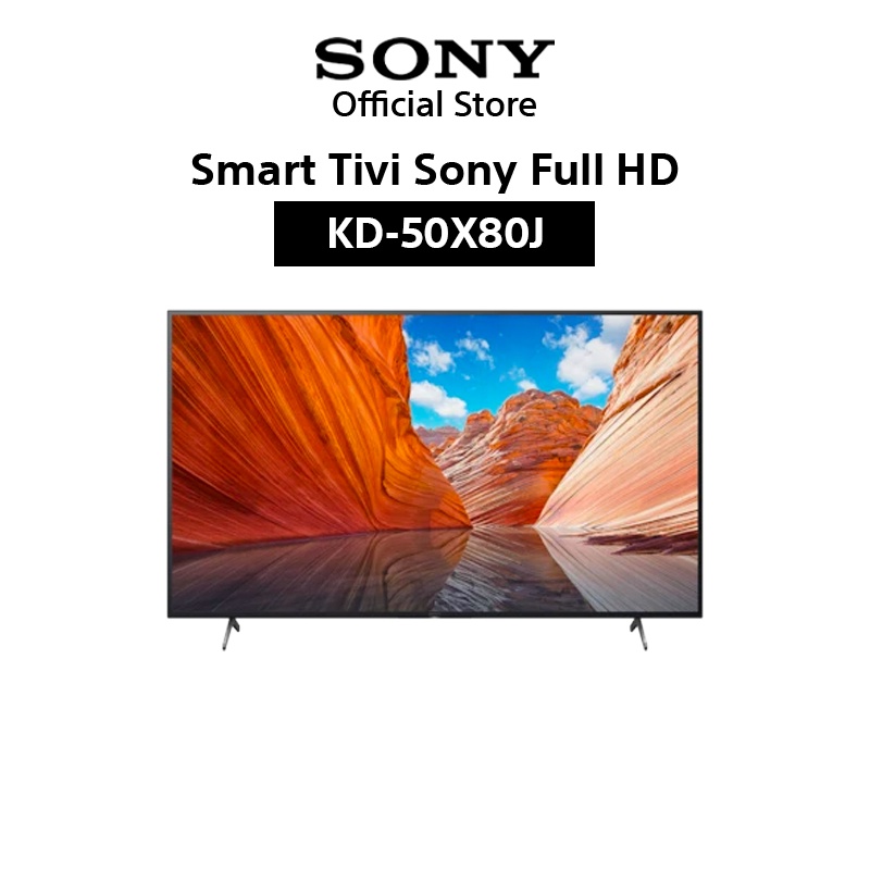Android Tivi Sony 4K 50 inch KD-50X80J - Miễn phí lắp đặt | Shopee Việt Nam