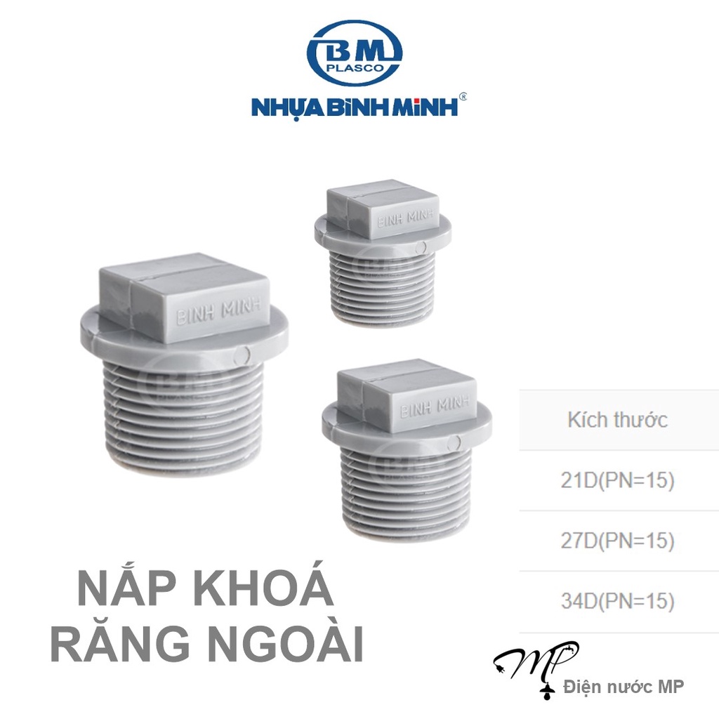 Nắp khóa ren ngoài (Plastic male threaded end cap) | Shopee Việt Nam