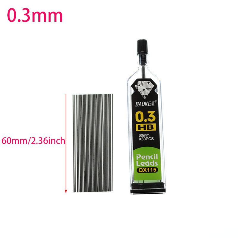 Hộp 30 ngòi bút chì HB/2B/2H 0.3/0.5/0.7.0.9mm | Shopee Việt Nam