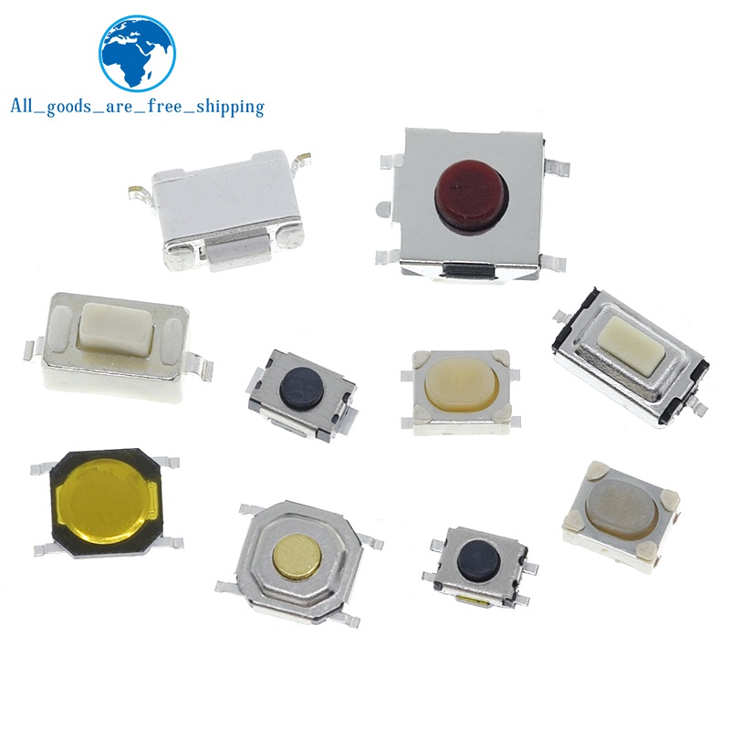 10 CÁI 3 * 6 3 * 4 4 * 4 SMD Tactile Tactile Push Button Switch 2Pin ...