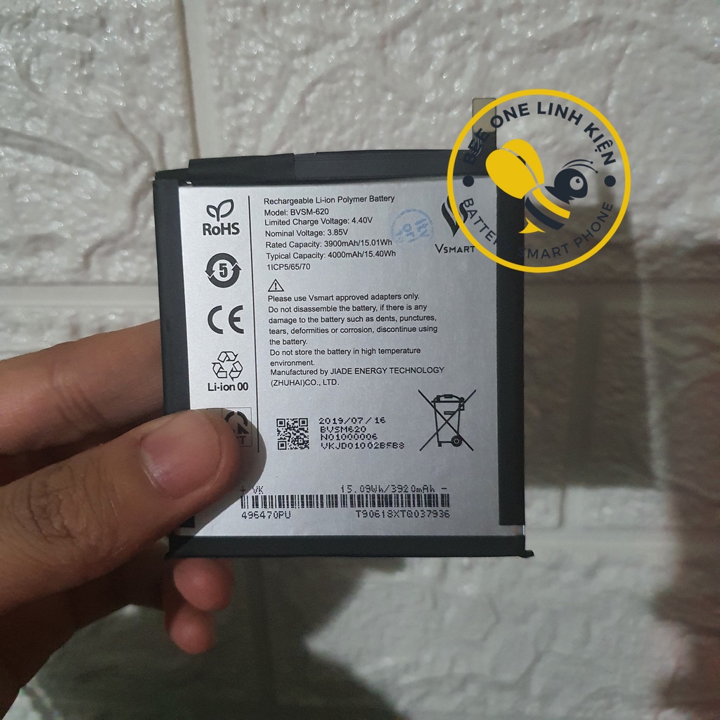 Pin Vsmart Live zin chính hãng, dung lượng 4000mAh, Mã pin BVSM 620 ...