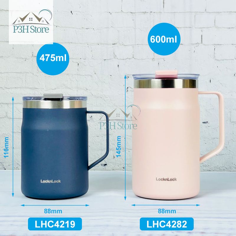 Ly giữ nhiệt Lock&Lock Metro Mug ca giữ nhiệt có quai cầm LHC4219 ...