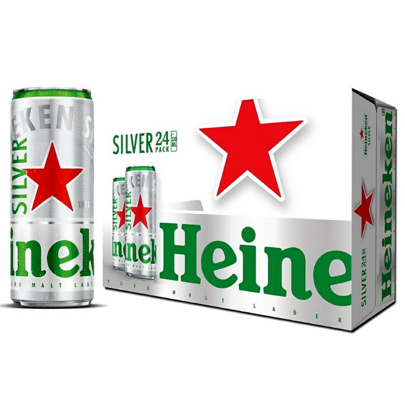 [HỎA TỐC] Bia Ken bạc - Heineken Silver 24 lon/ thùng - 330ml/lon ...