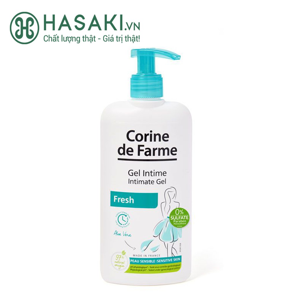 Dung Dịch Vệ Sinh Corine de Farme Intimate Gel Fresh 250ml | Shopee Việt Nam
