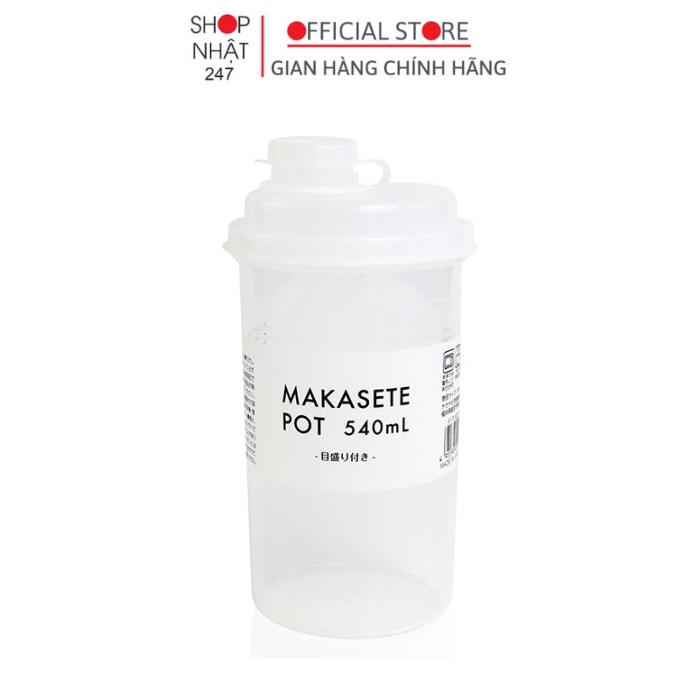 Bình đựng nước bằng nhựa PP cao cấp Nakaya 540mL Hàng nội địa Nhật | Shopee Việt Nam