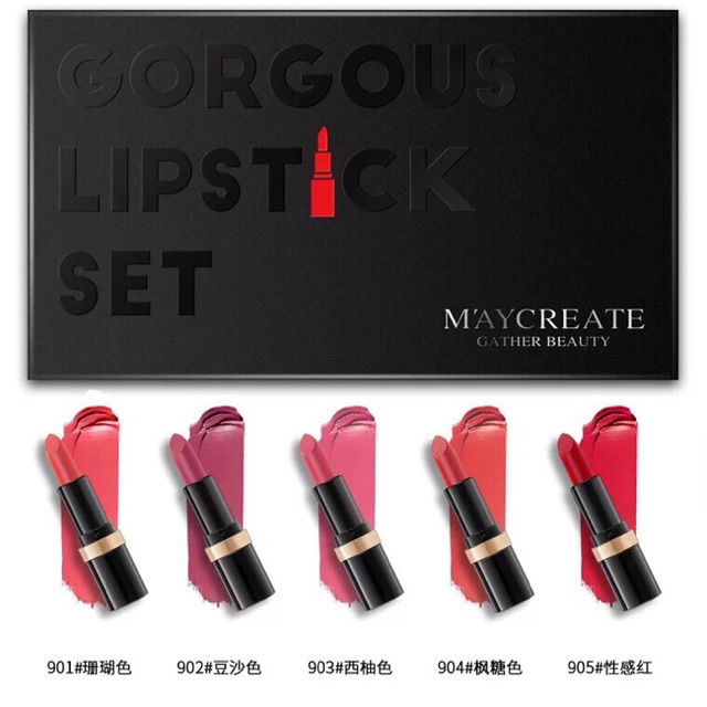 Set son mini 5 màu quà tặng Maycreate | Shopee Việt Nam