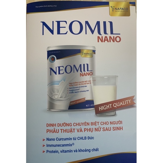 Neomil Nano - Sữa dinh dưỡng - Dành cho người sau phẫu thuật - Phụ nữ sau sinh ( Nguyễn Tuấn ...