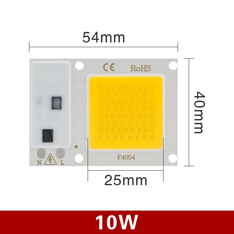 Chip Đèn LED COB 10W 20W 30W 50W 110V 220V Thông Minh Ánh Sáng Cao | Shopee Việt Nam