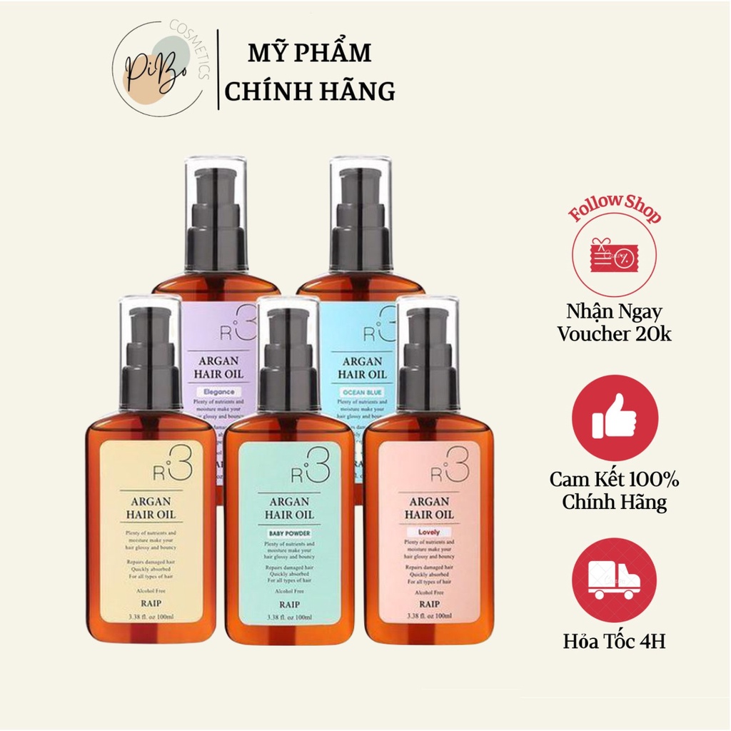 Dầu Dưỡng Phục Hồi Tóc R3 Argan Hair Oil Raip - 100ml | Shopee Việt Nam