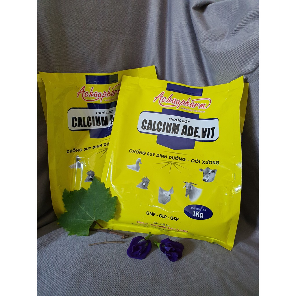 CALCIUM ADE VIT 1kg - tăng trọng nhanh, da hồng hào, lông mượt trên vật ...