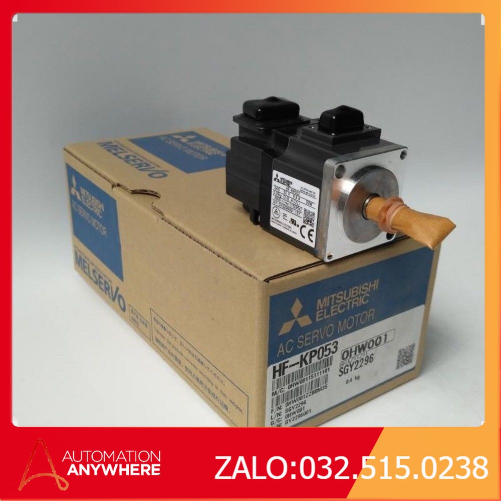 ĐỘNG CƠ SERVO MITSUBISHI HF-KP053 Servo Motor HF-KP053 - Điện áp cung ...