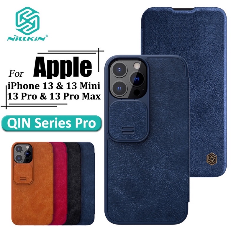 Bao da Nillkin Qin Pro che cam Iphone 15/ ip15 pro/ ip15 plus/ ip15 pro ...