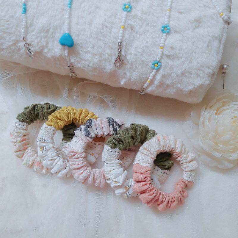 CỘT TÓC SRUNCHIES HANDMADE /SET 2C | Shopee Việt Nam