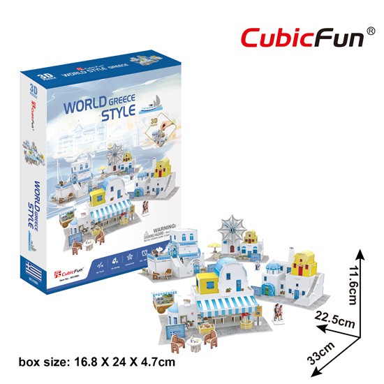 Mô hình giấy 3D CubicFun - Greece Style W3188h | Shopee Việt Nam