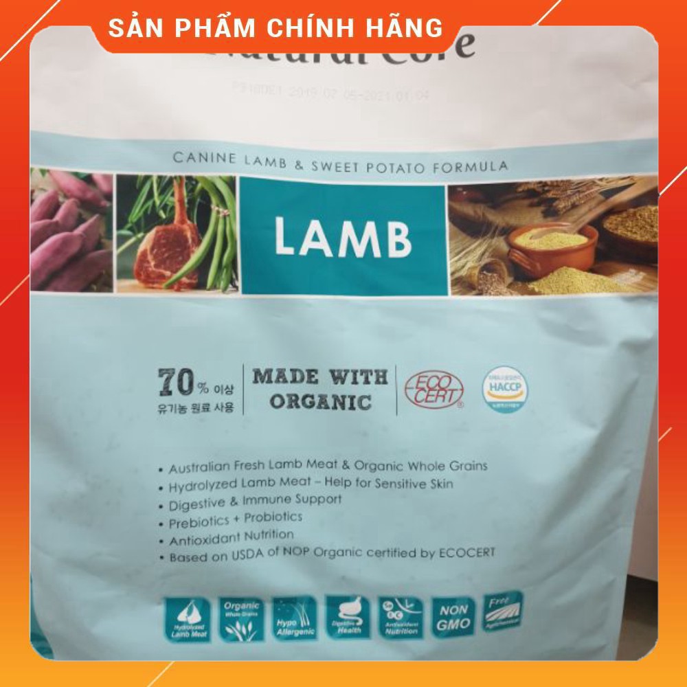 10kg thức ăn nhập khẩu Hàn Quốc Natural core vi Thịt cừu (Lamb ...