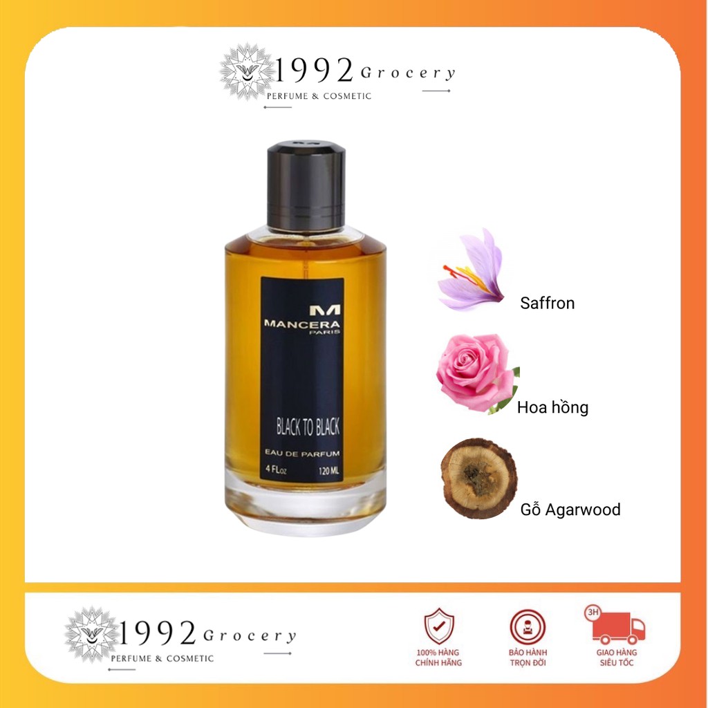 Nước Hoa Unisex Chính Hãng Mancera Black to Black EDP 120ml | Shopee ...