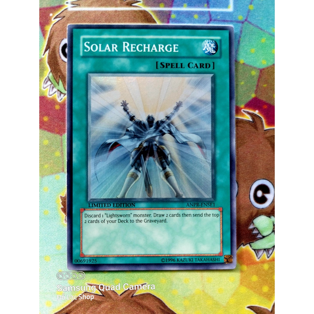[ Đỗ Lạc Shop ] Thẻ Bài Yugioh Mint90 Spell Solar Recharge - Super Rare | Shopee Việt Nam