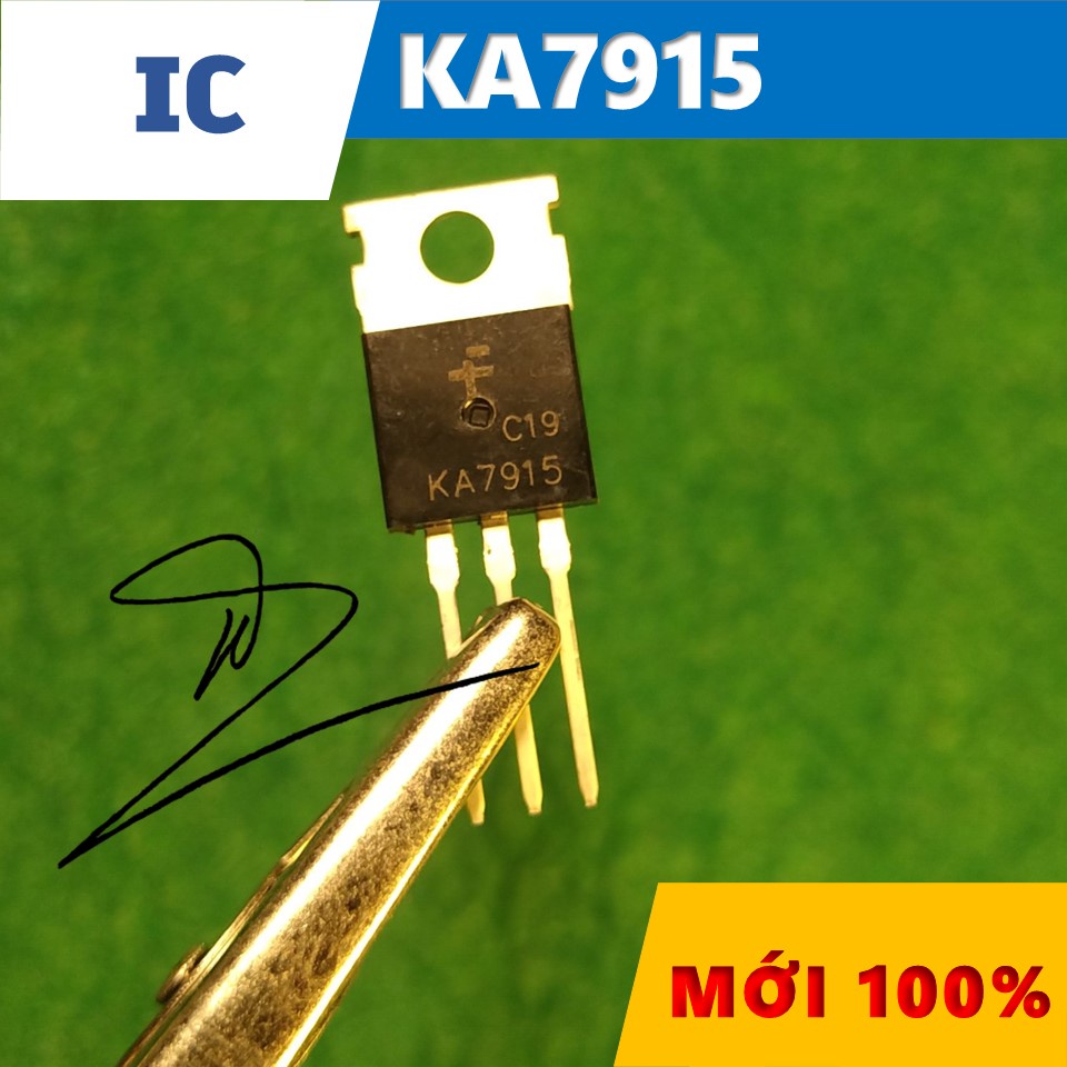 IC ổn áp KA7915 TO-220 Mới 100% / -35V/-15V/2.2A | Shopee Việt Nam