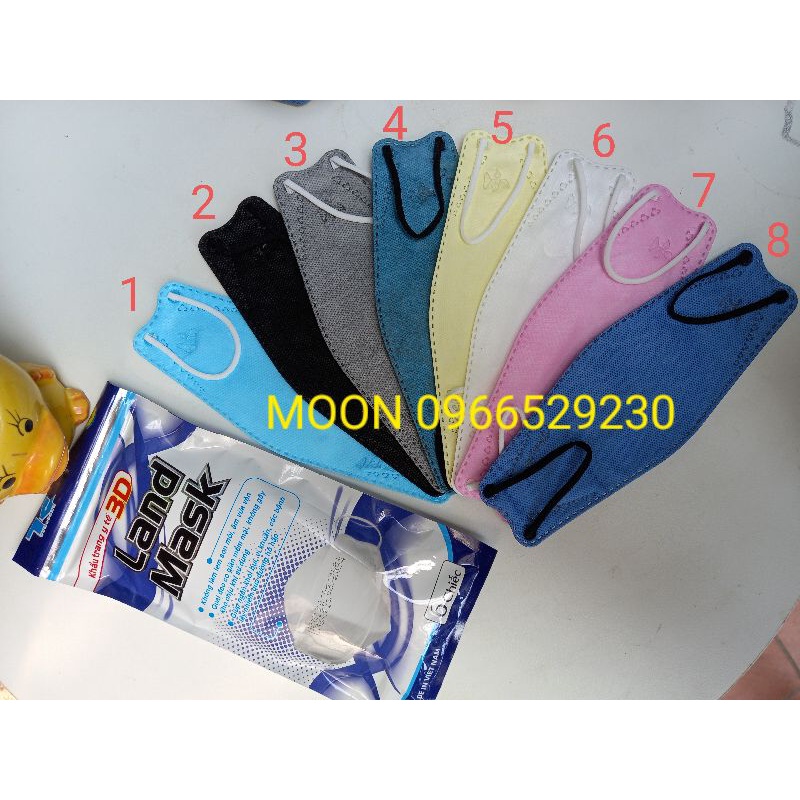 [SALE-BỊCH 6 CHIẾC]Khẩu trang 3D LAND MASK cao cấp VX | Shopee Việt Nam