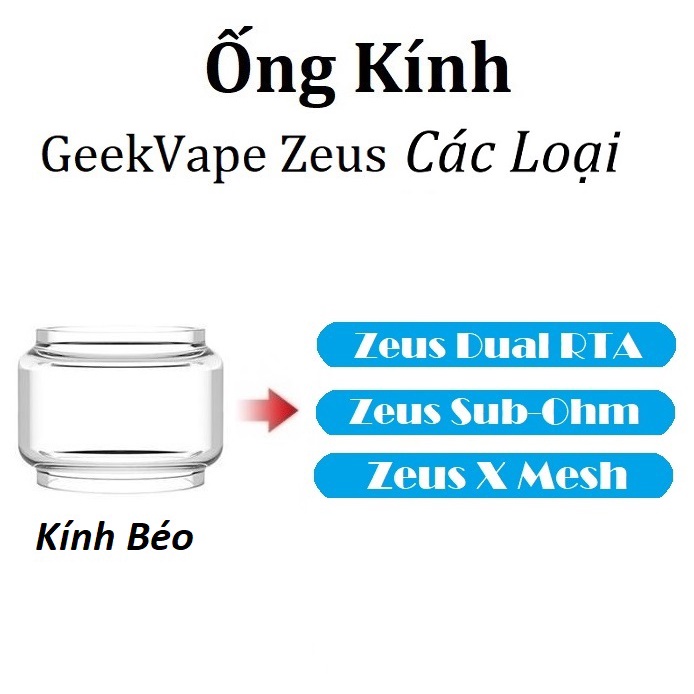 ⚡️Quà Tặng⚡️ Ống Kính Thay Thế Cho ZEUS MESH/ ZEUS DUAL/ ZEUS SUB OHM ...
