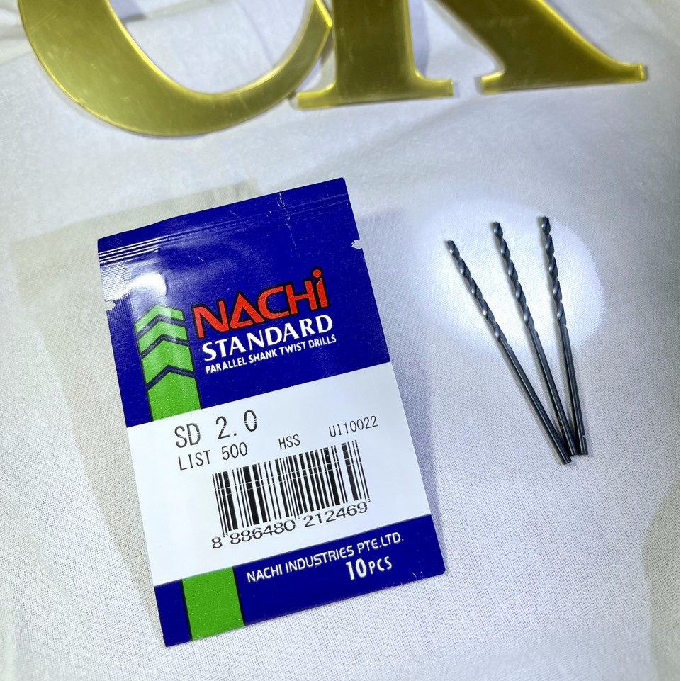 Mũi khoan Nachi 2mm - 2.9mm HSS - L500 | Shopee Việt Nam