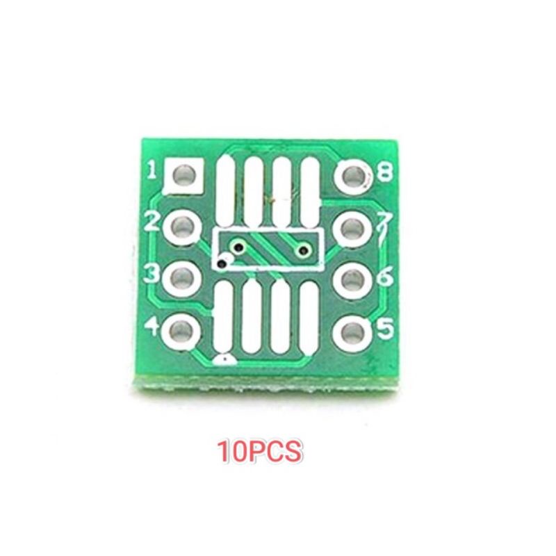 Set 10 mạch chuyển IC chân dán sang chân cắm - SOP8 to DIP8 | Shopee Việt Nam