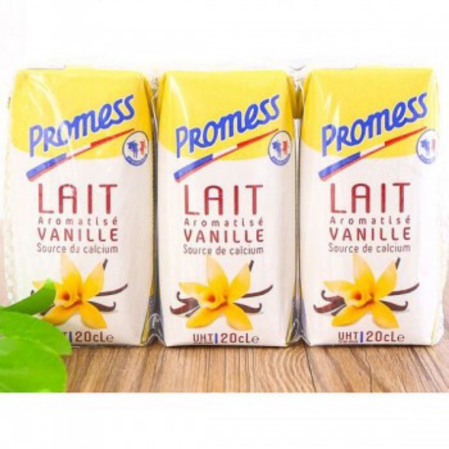( DATE MỚI NHẤT) SỮA TƯƠI PROMESS HƯƠNG VANI THÙNG 200Ml x24 hộp ...