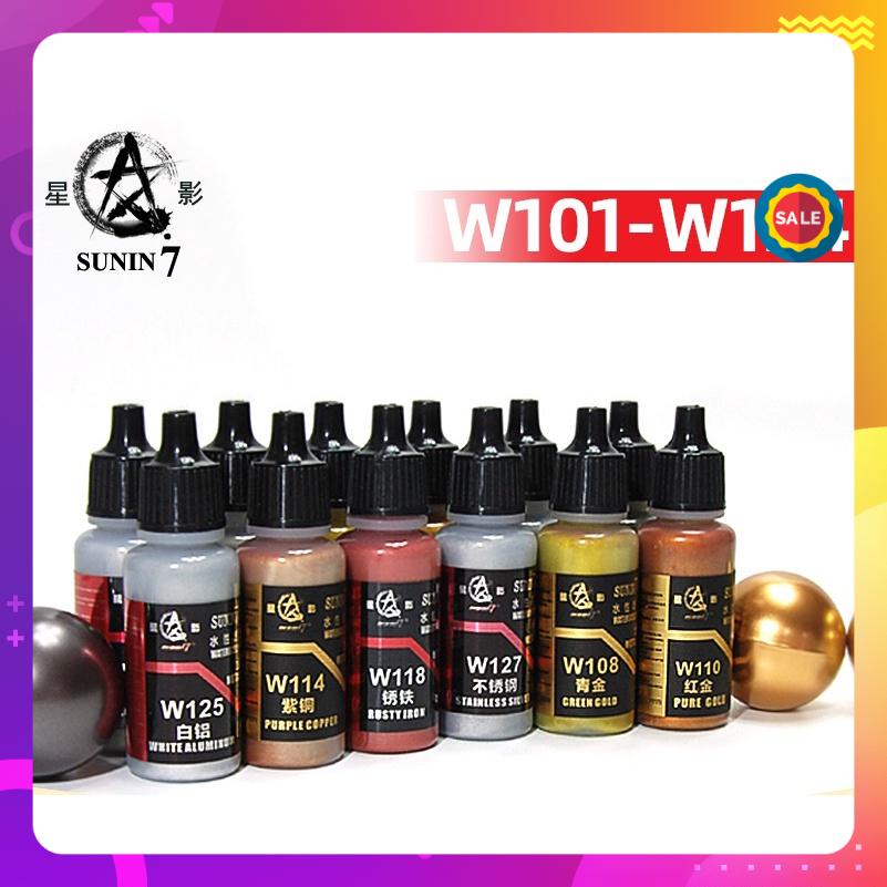 Sơn nước màu kim loại Metallic W101-124 20ml Sunin 7 - Sơn Mô Hình ...
