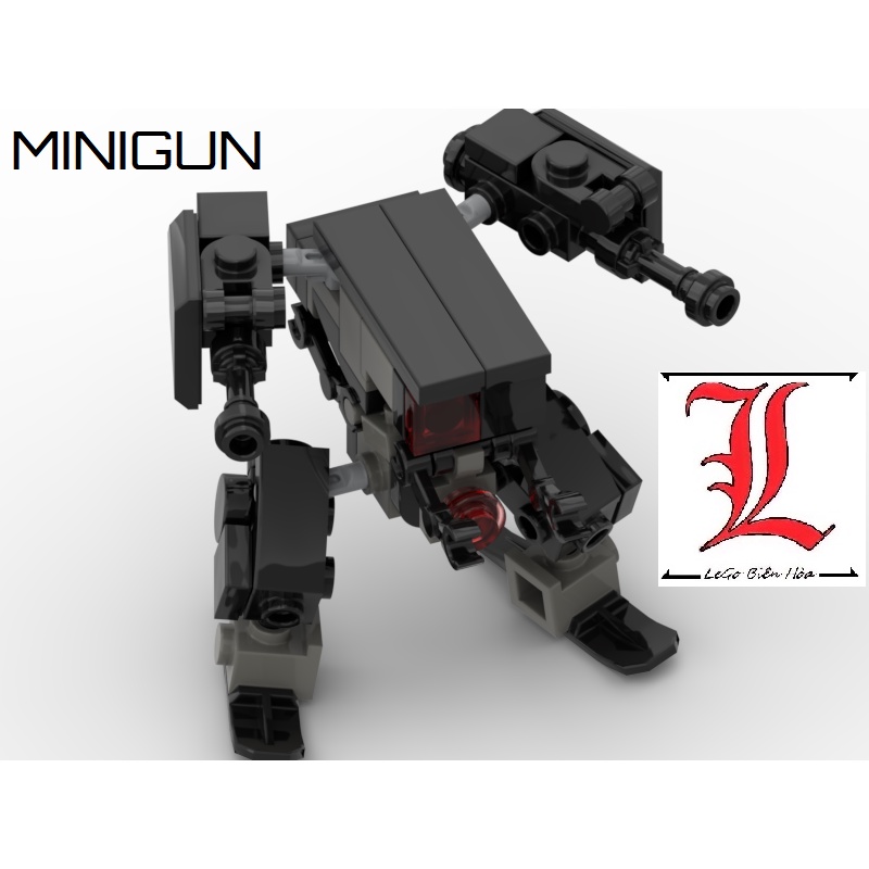 Đồ chơi lắp ráp Moc Mech Robot MiniGun | Shopee Việt Nam