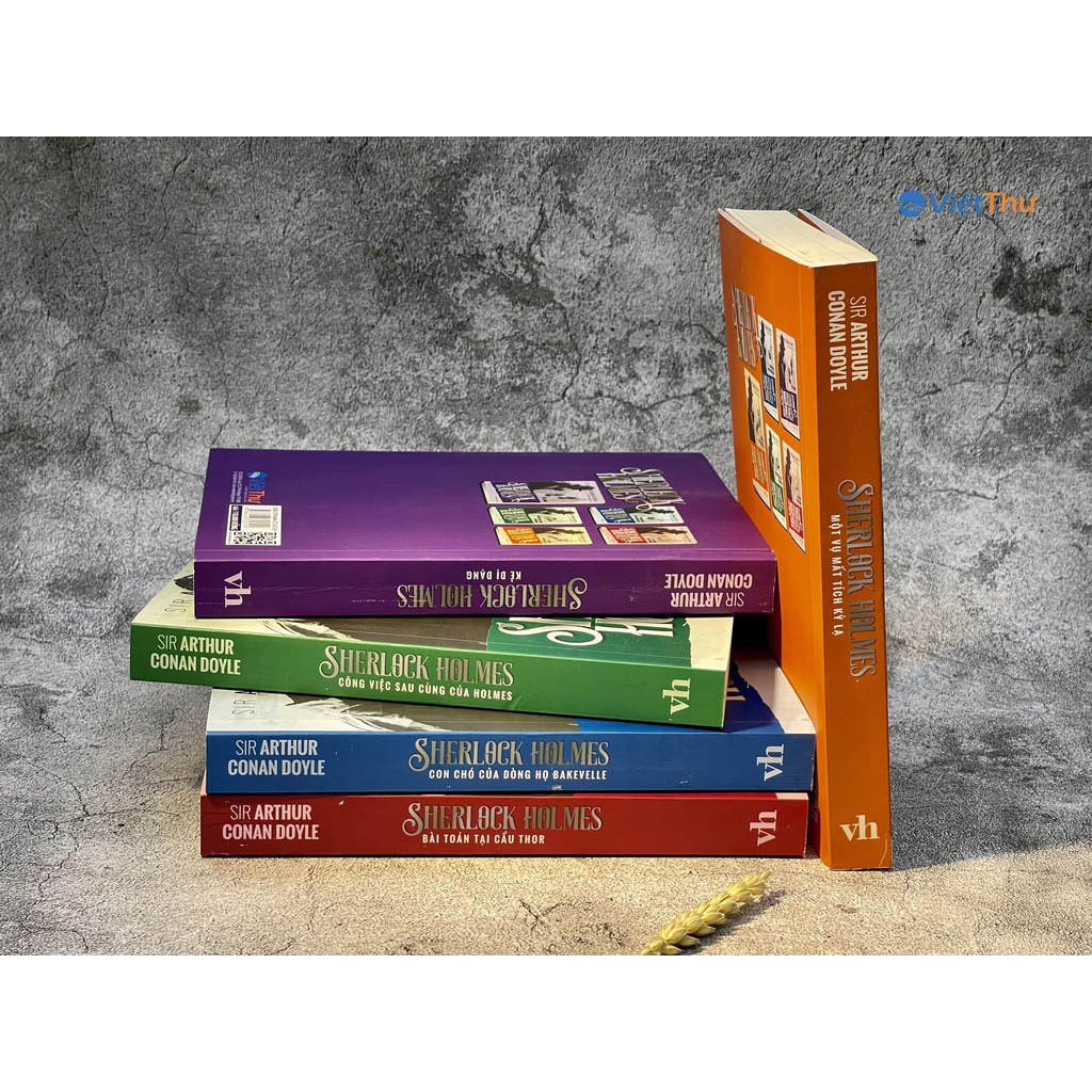 Sách - Combo - Box Set 5 Tập Sherlock Holmes - (Bìa Mềm) | Shopee Việt Nam