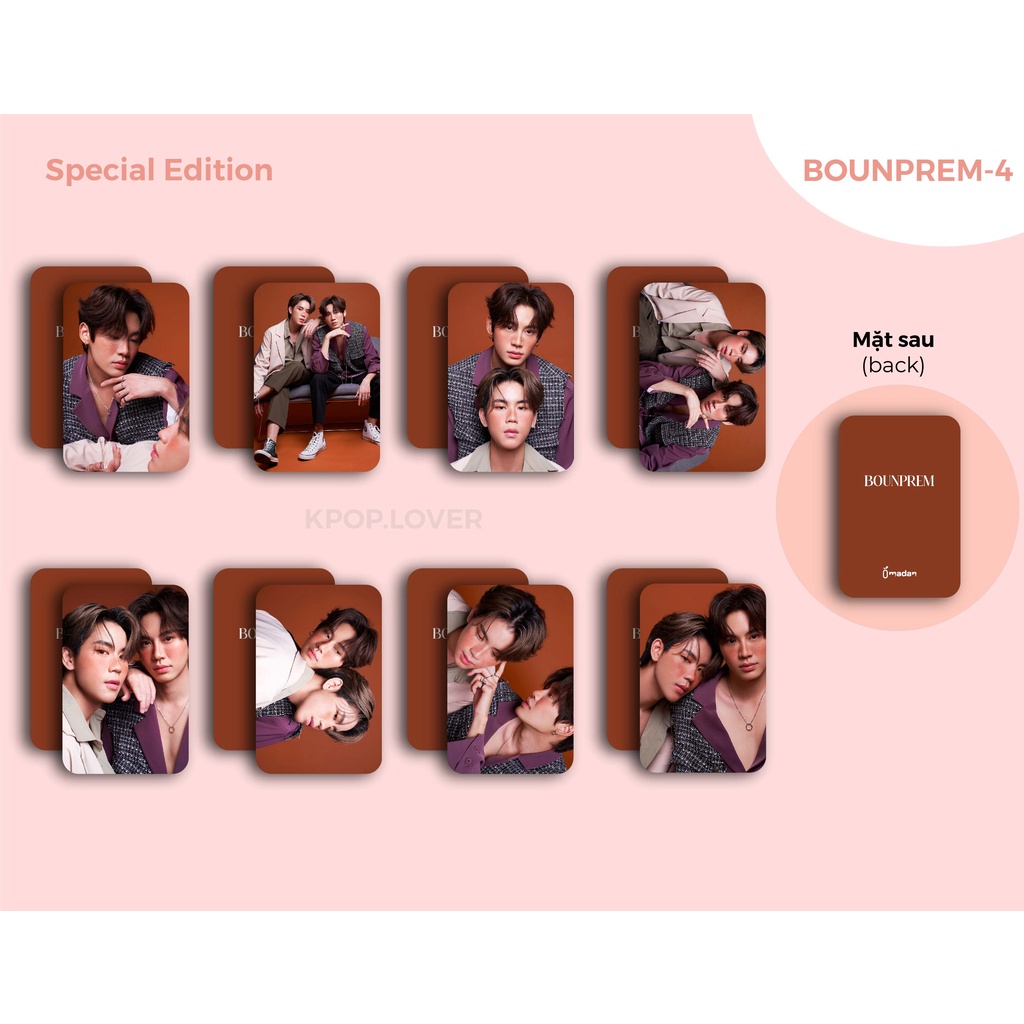 SET 8 CARD BO GÓC BOUNPREM ( Boun Noppanut và Prem Warut) | Shopee Việt Nam